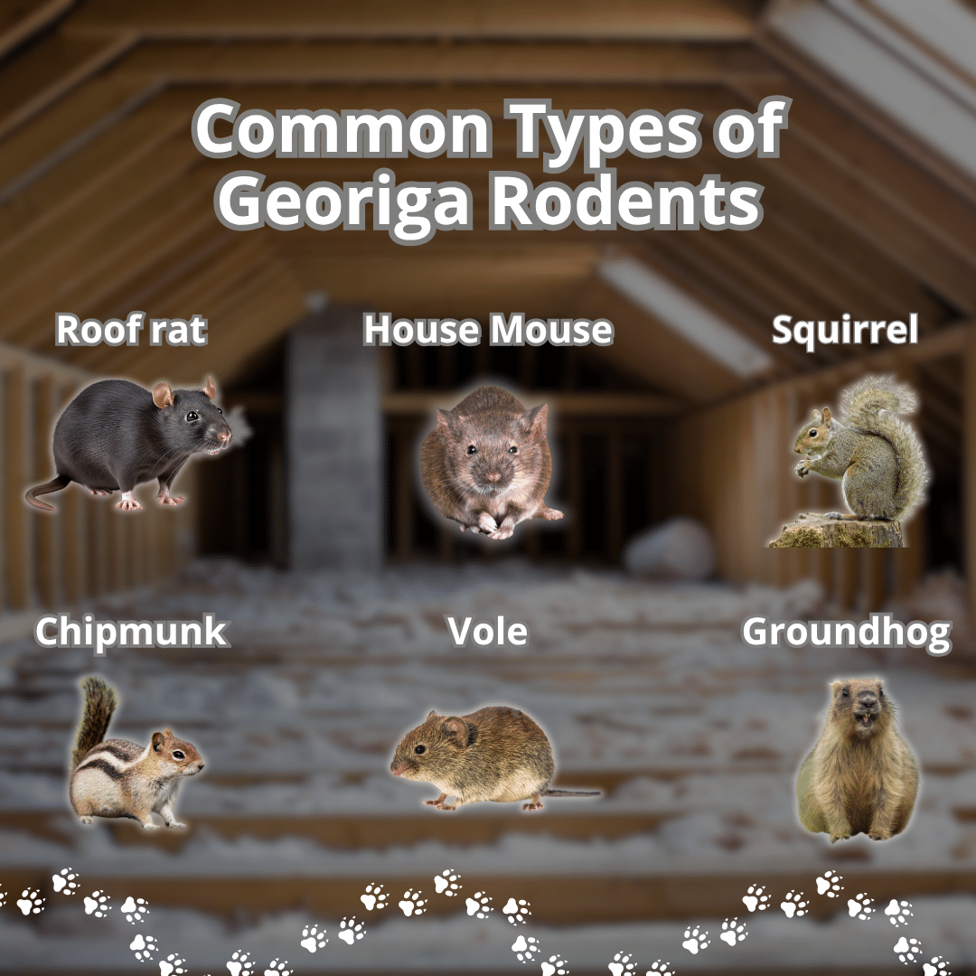 Different Types of Rodents Common in Georgia Homes - All South Pest Control